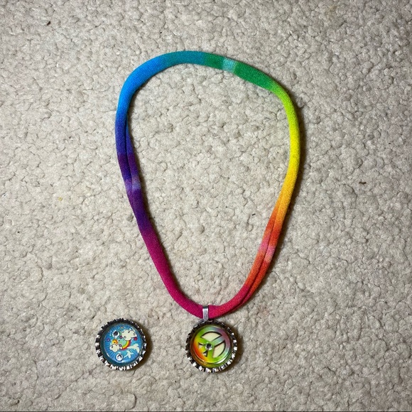 Jewelry | Tiedyed Bottlecap Choker | Poshmark